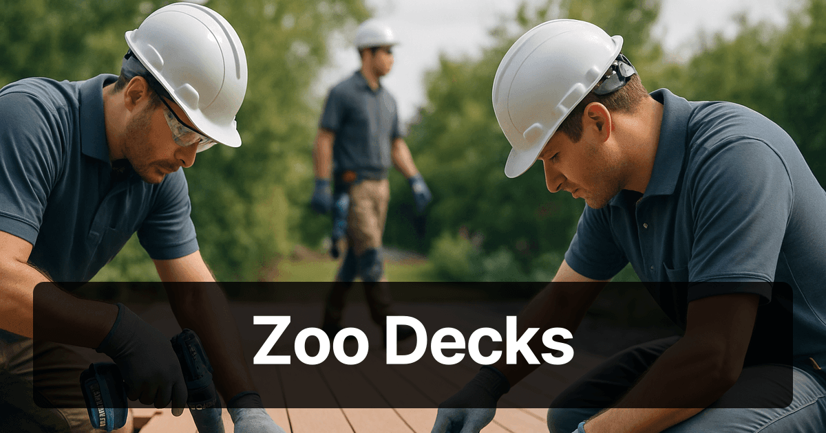 Deck Installation, Repair & Inspection Pros | Zoo Decks 877-734-4287